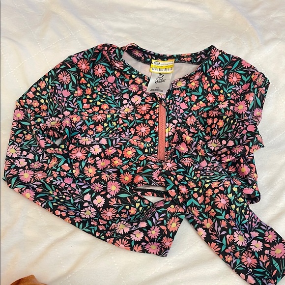 art class | Pajamas | Pink And Black Floral Pajama Set With ...